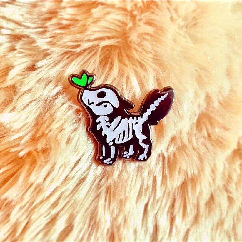 Black Death Pin (Glow-in-the-Dark) • Most Loved – iikoshop